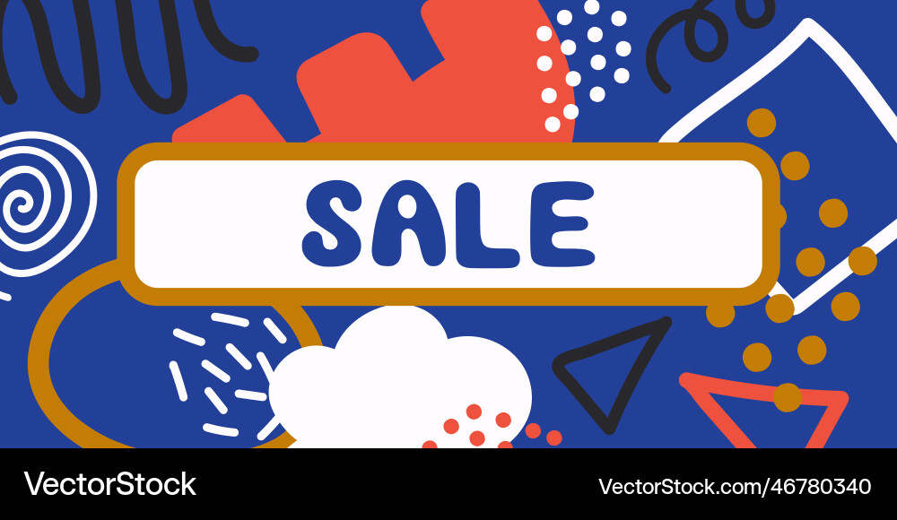 Abstract shapes modern banner design trendy Vector Image