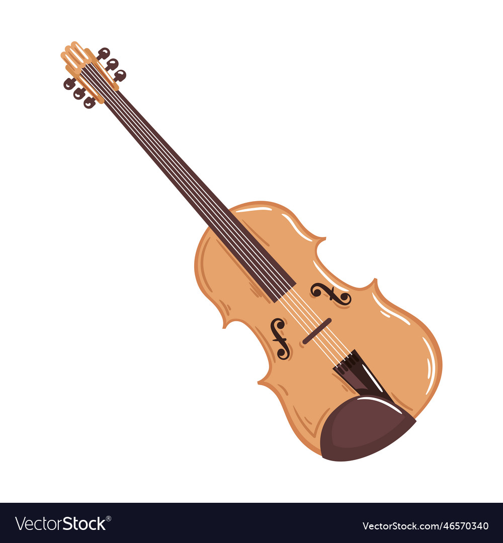String instrument cello Royalty Free Vector Image