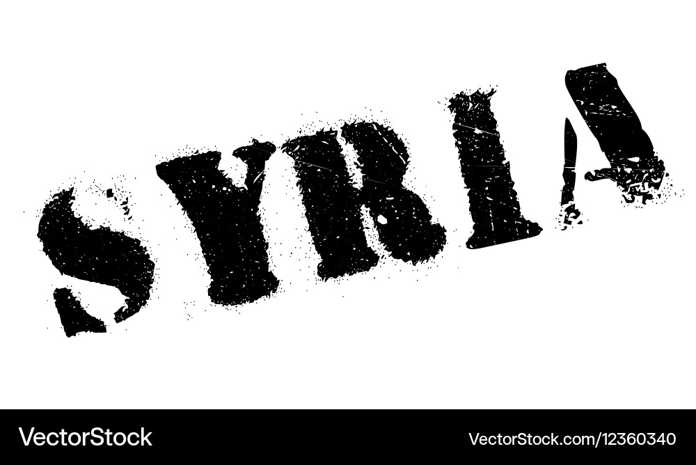 Syria stamp rubber grunge Royalty Free Vector Image