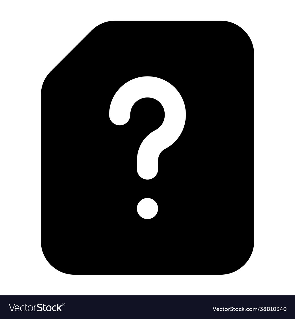 Unknown file Royalty Free Vector Image - VectorStock