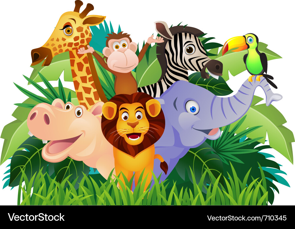 Animal cartoon Royalty Free Vector Image - VectorStock
