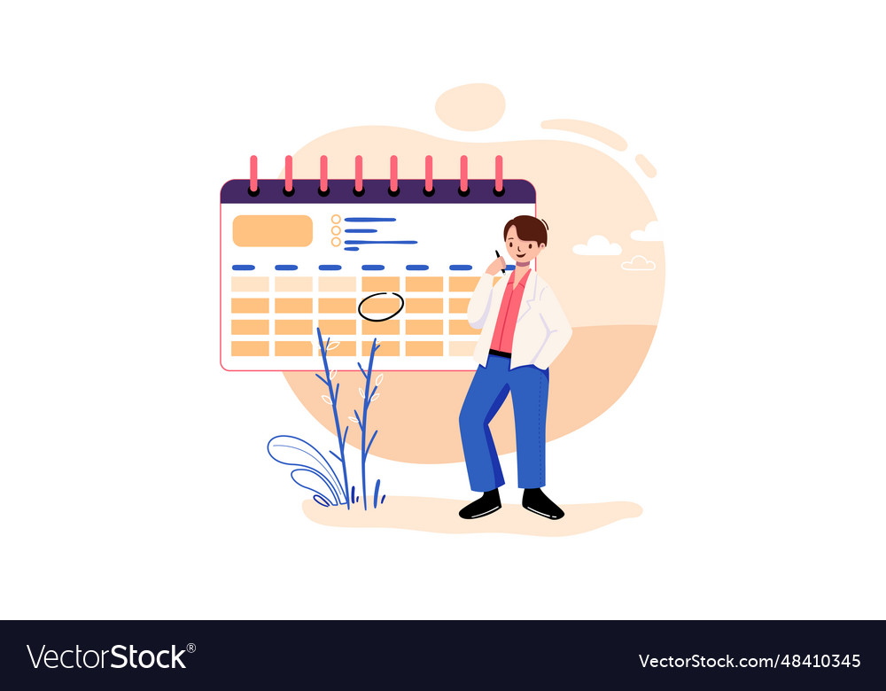 Appointment Royalty Free Vector Image - VectorStock