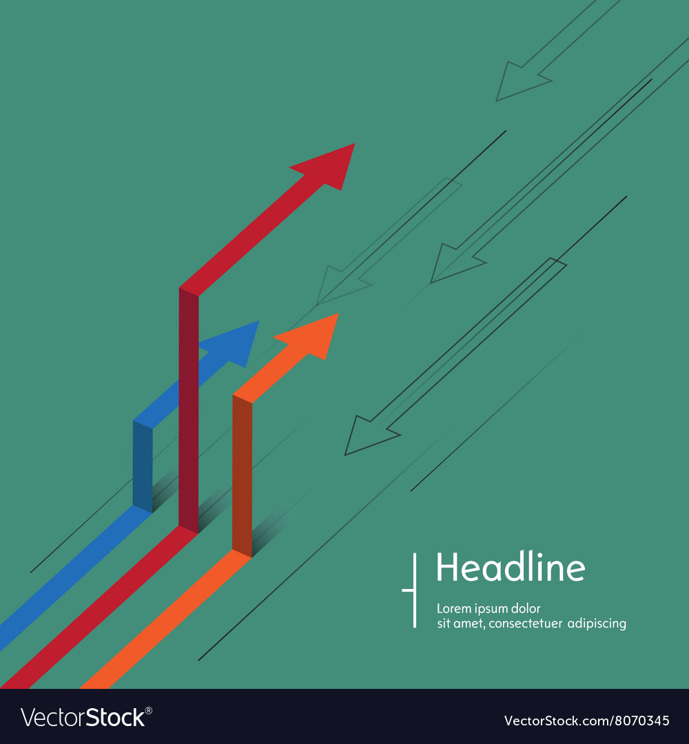 Arrows background Royalty Free Vector Image - VectorStock