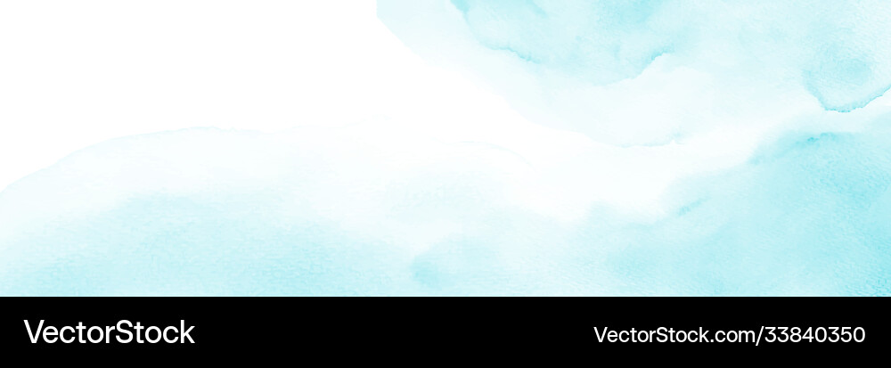 Abstract light blue stain watercolor Royalty Free Vector