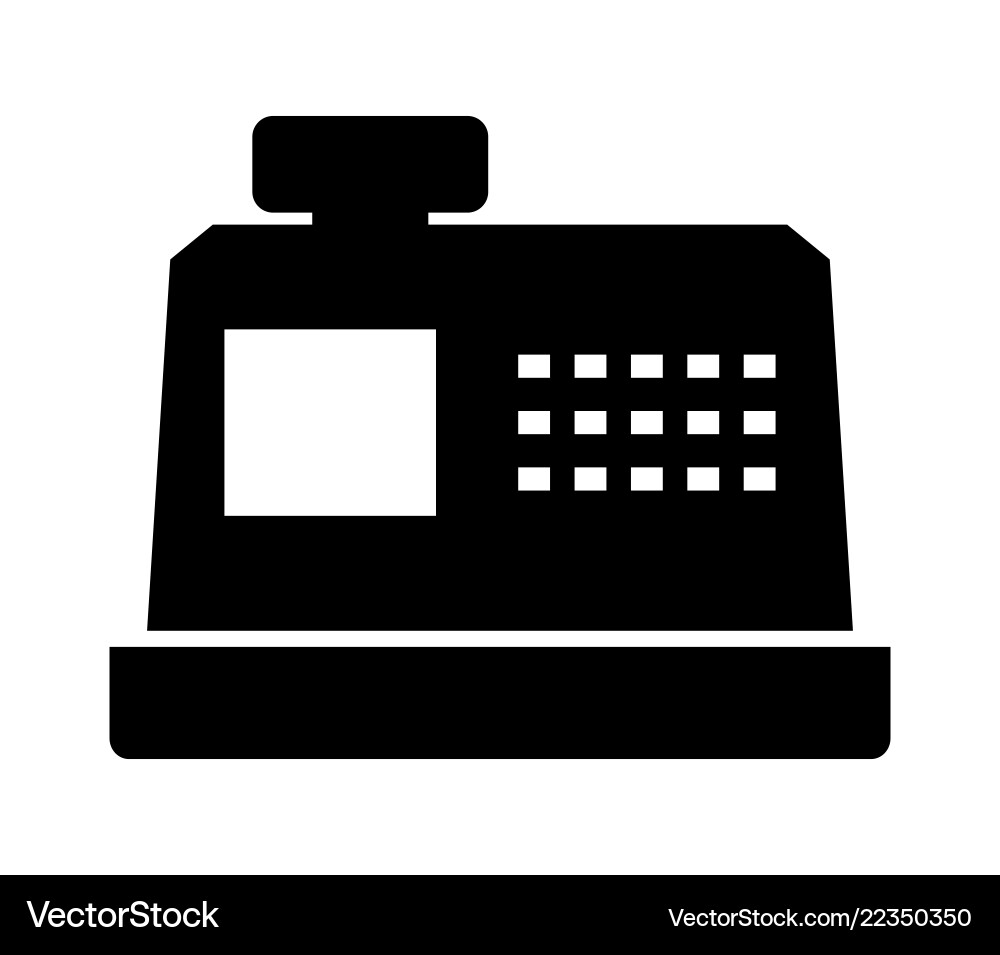 Cash register icon Royalty Free Vector Image - VectorStock