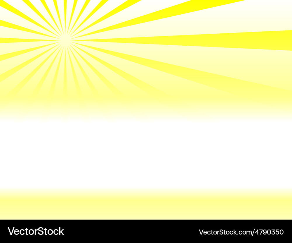 Sunrays Royalty Free Vector Image - VectorStock