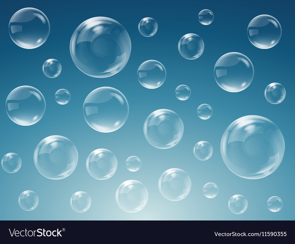 Bubbles background Royalty Free Vector Image - VectorStock
