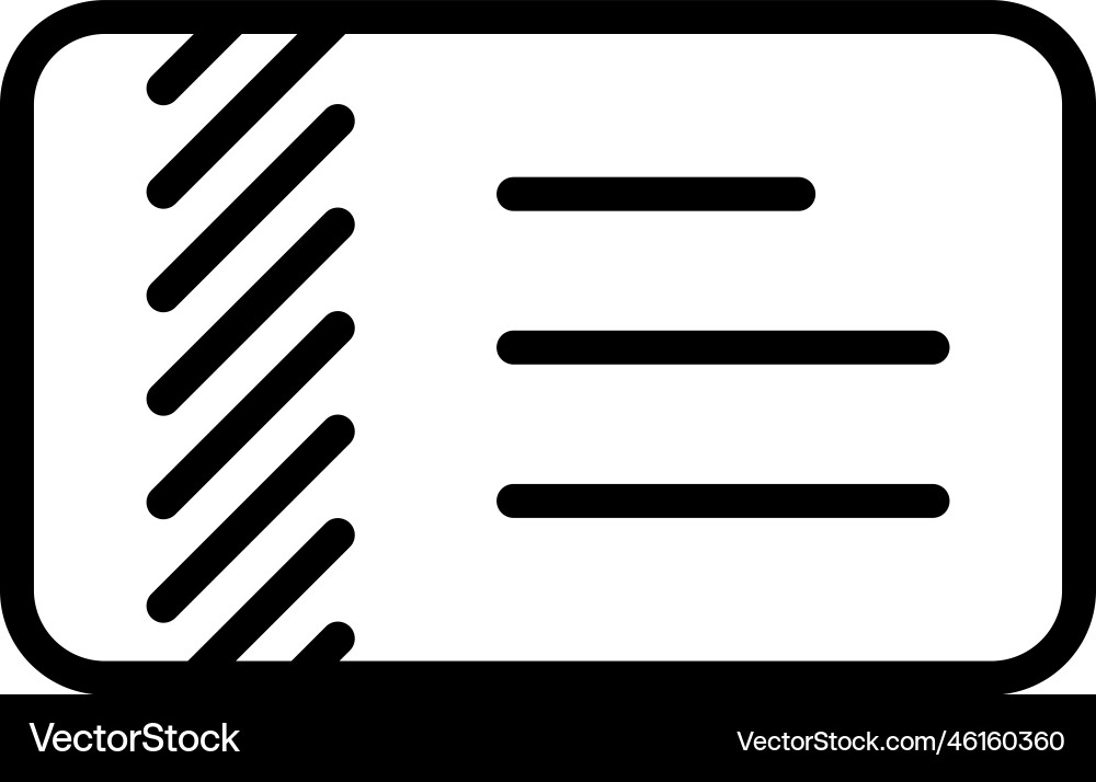 Check icons with black outline style Royalty Free Vector