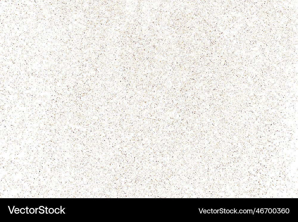 Coffee color grain texture isolated on white Vector Image