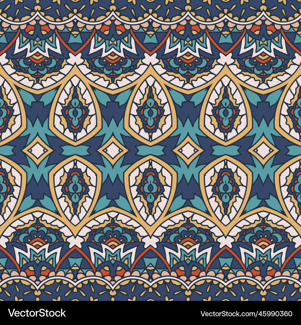 Geometric doodle colorful abstract decorative Vector Image