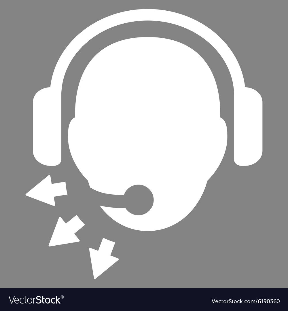 Operator message icon Royalty Free Vector Image