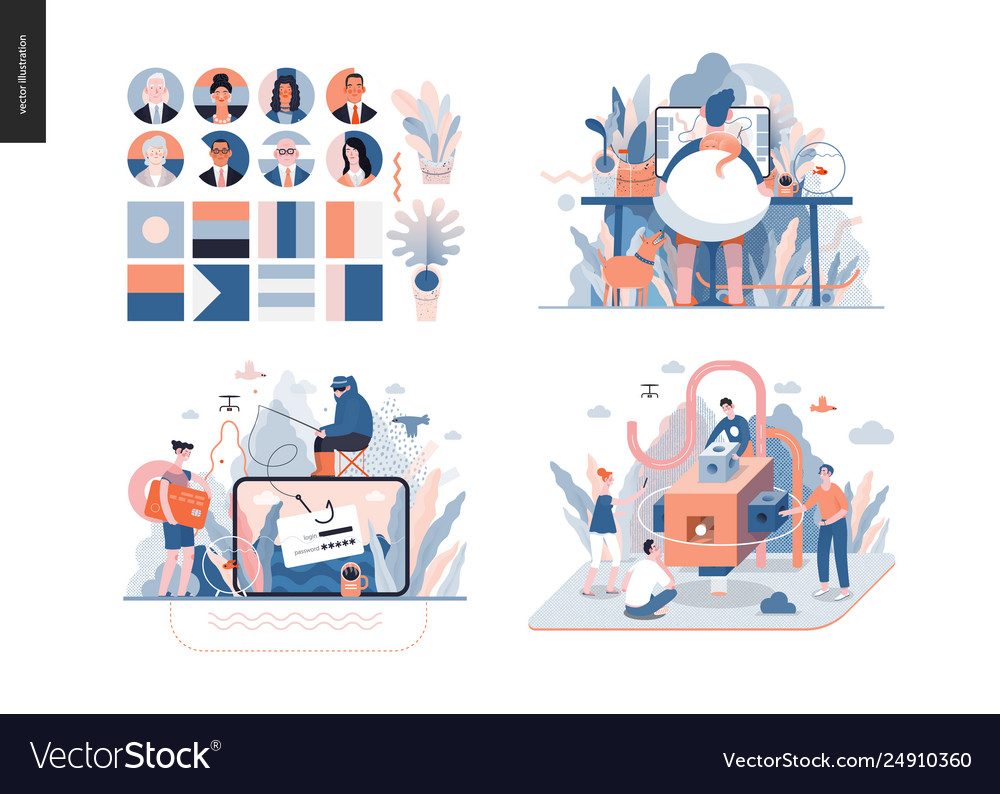 Technology topic Royalty Free Vector Image - VectorStock