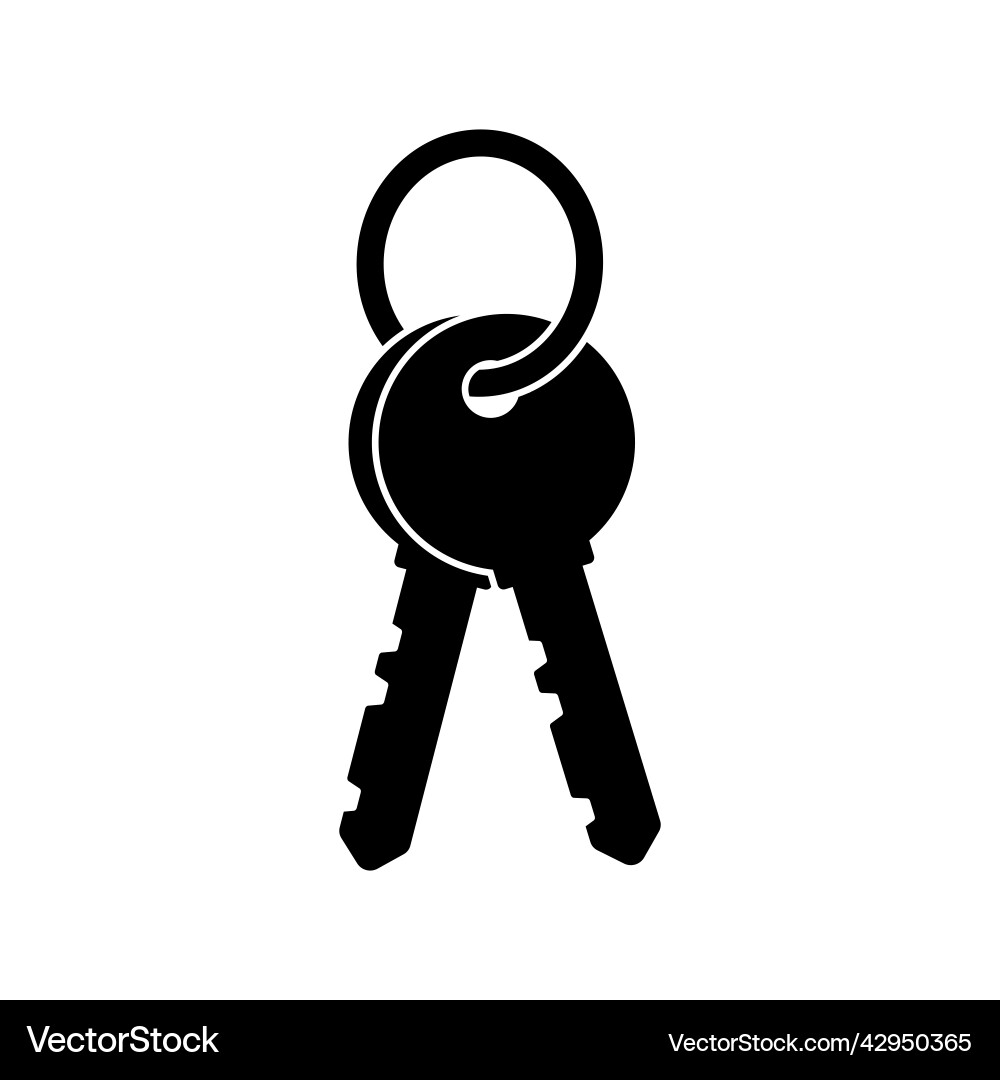 Key icon lock or unlock sign symbol Royalty Free Vector