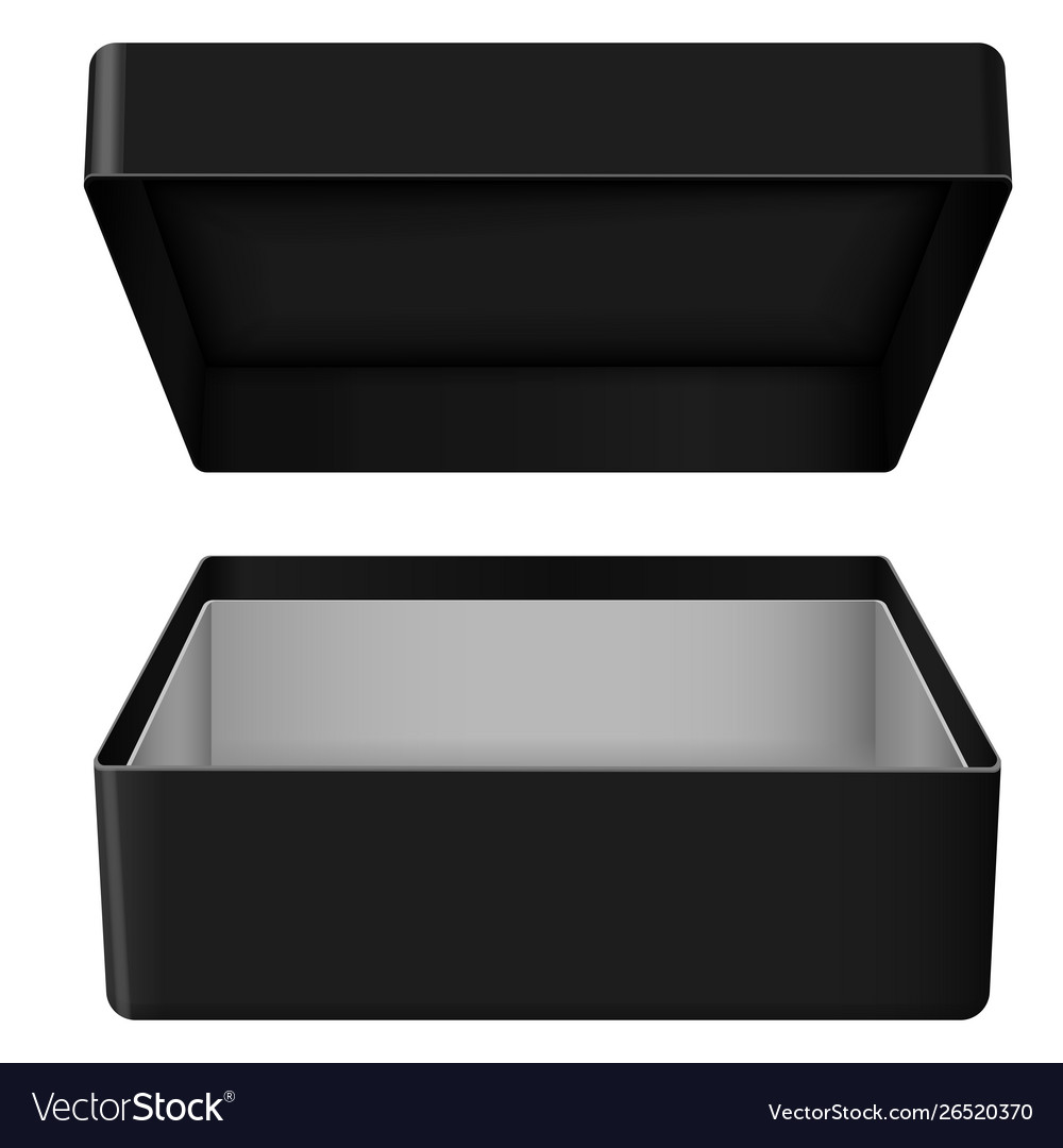 Empty gift box Royalty Free Vector Image - VectorStock