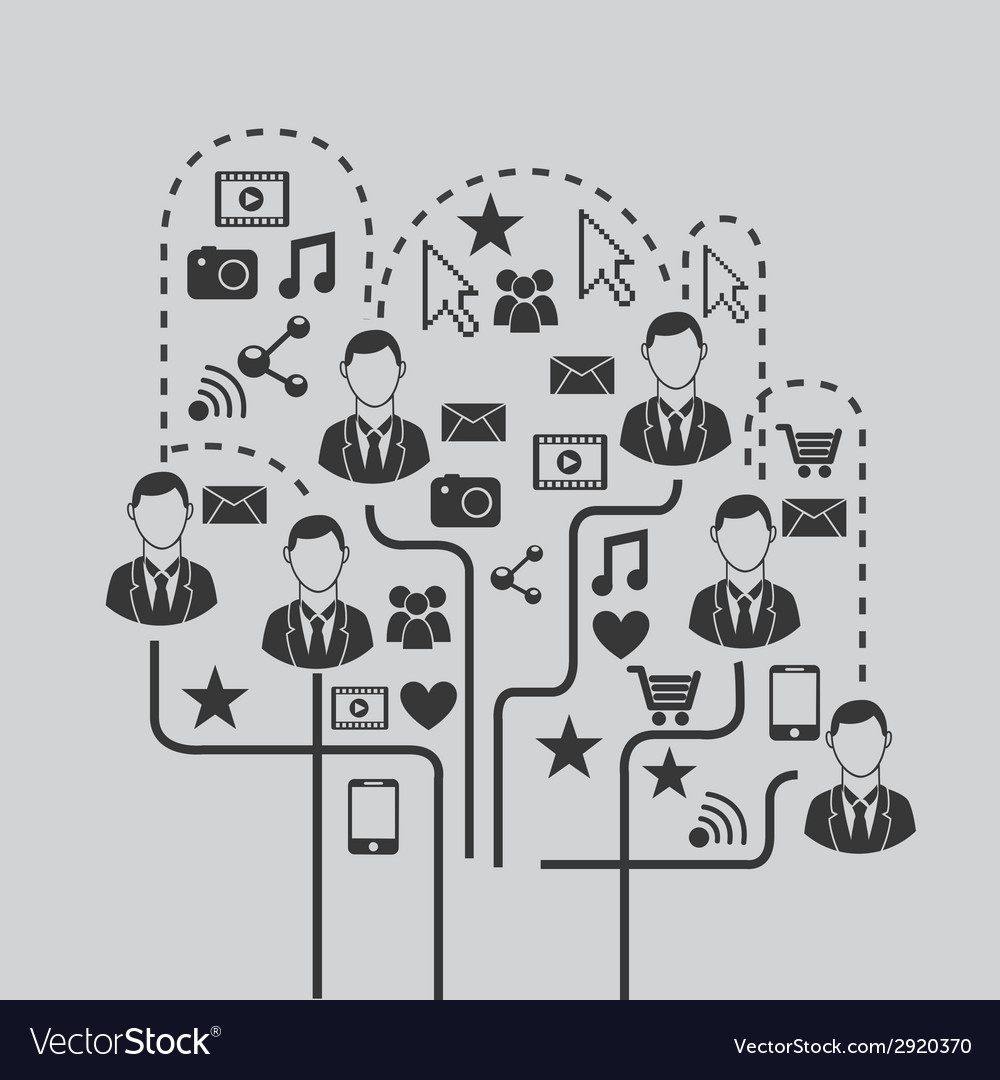 Network design Royalty Free Vector Image - VectorStock