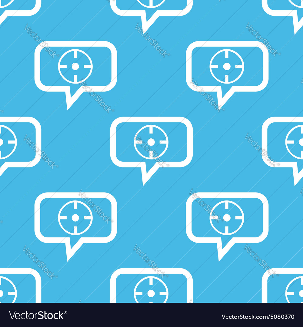 Target message pattern Royalty Free Vector Image