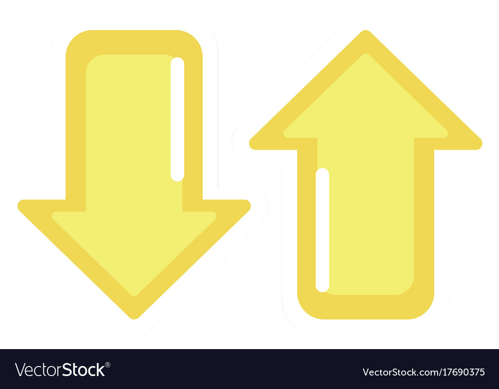 Arrows to loading digital data connection Vector Image