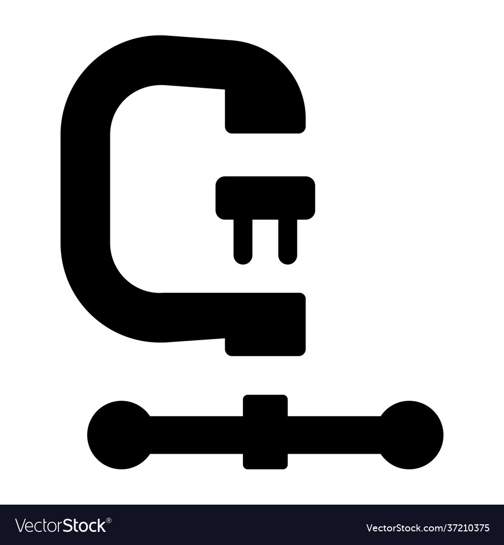 Clamp Royalty Free Vector Image - VectorStock