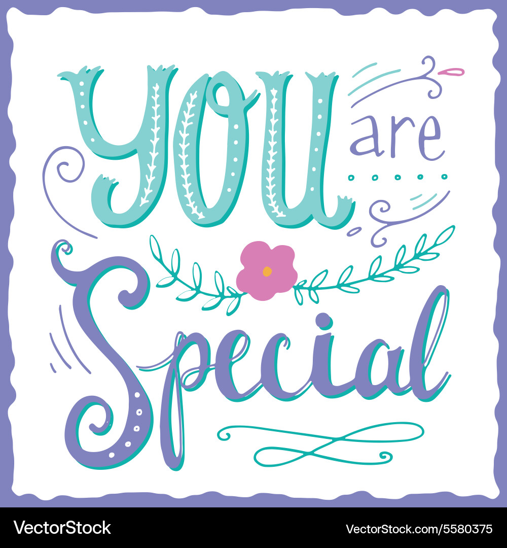 Hand drawn vintage print with lettering Royalty Free Vector
