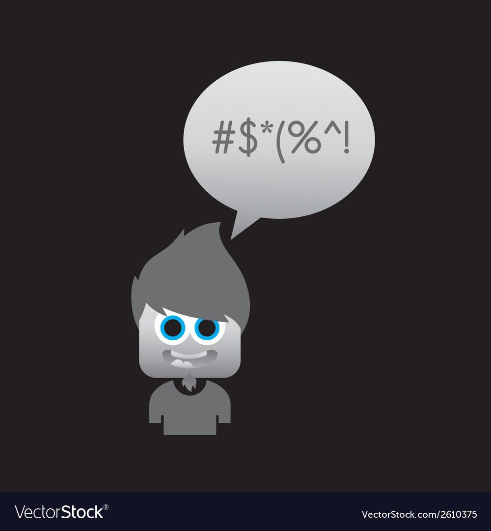 Square cartoon Royalty Free Vector Image - VectorStock