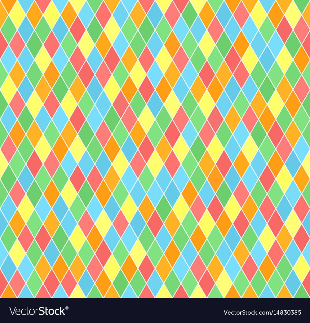 Diamond pattern seamless Royalty Free Vector Image