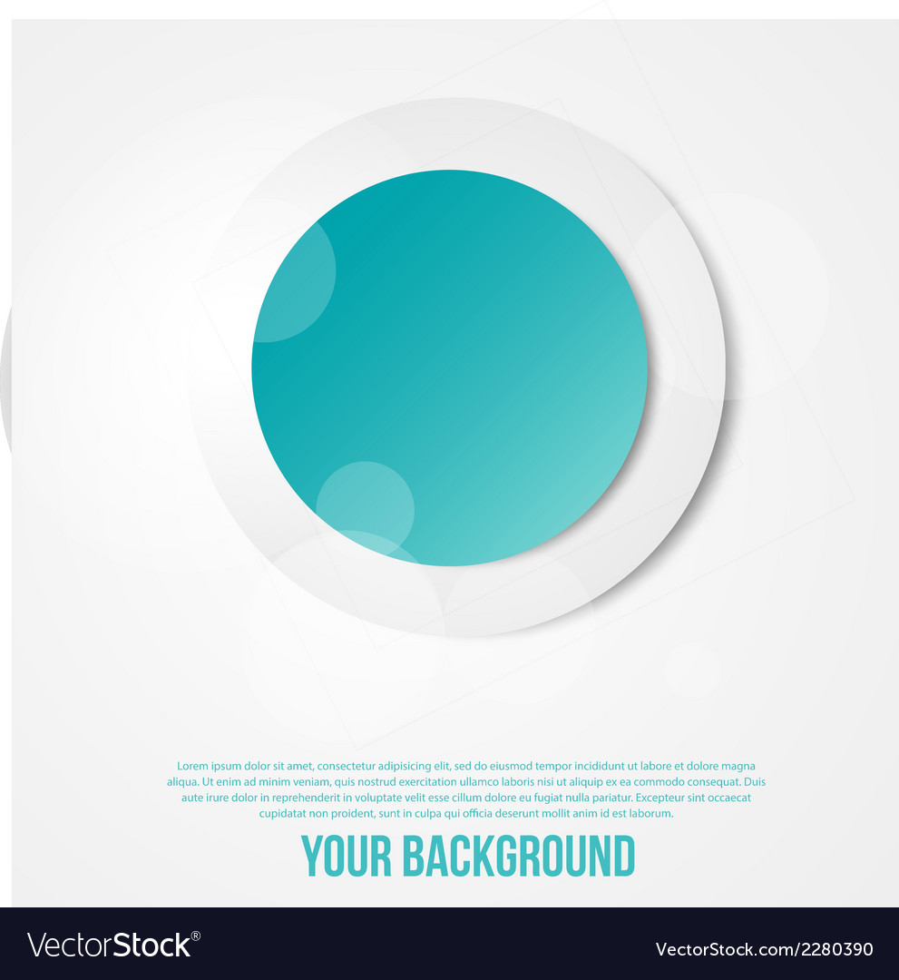Abstract circles template object web Royalty Free Vector