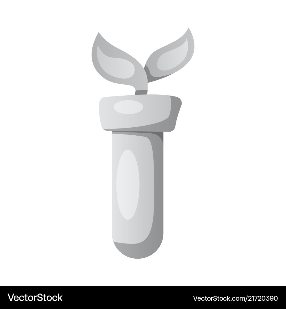 Genetic and plant icon Royalty Free Vector Image