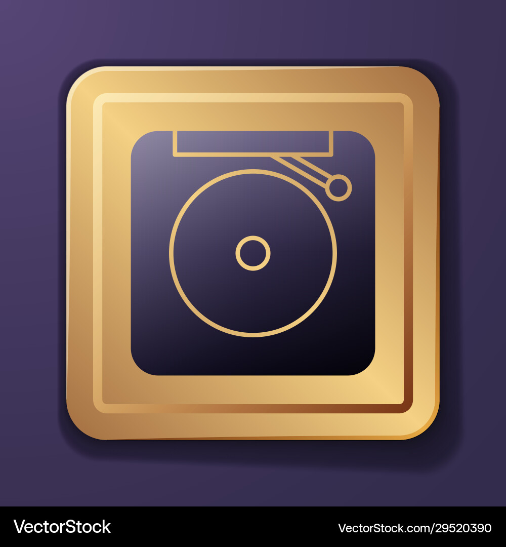 Purple ringing alarm bell icon isolated on Vector Image