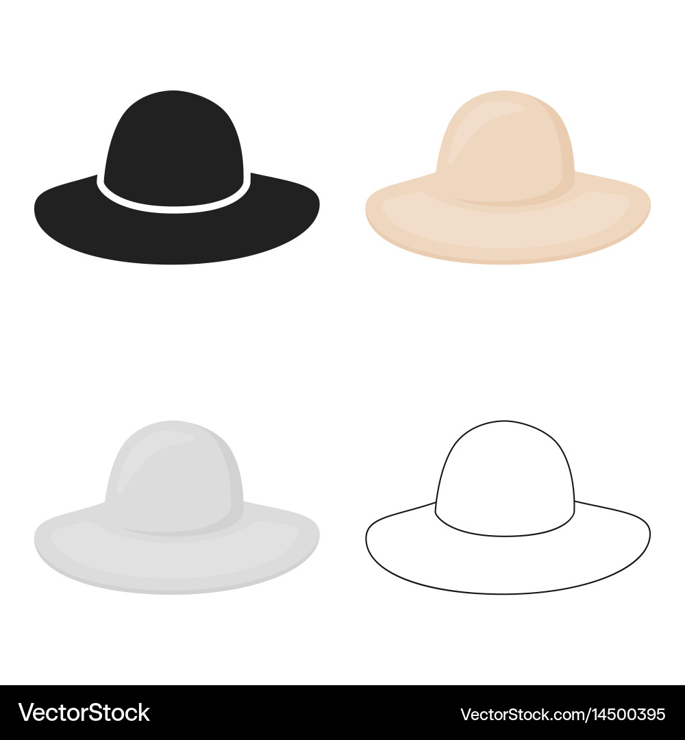 Hat icon of for web and mobile Royalty Free Vector Image