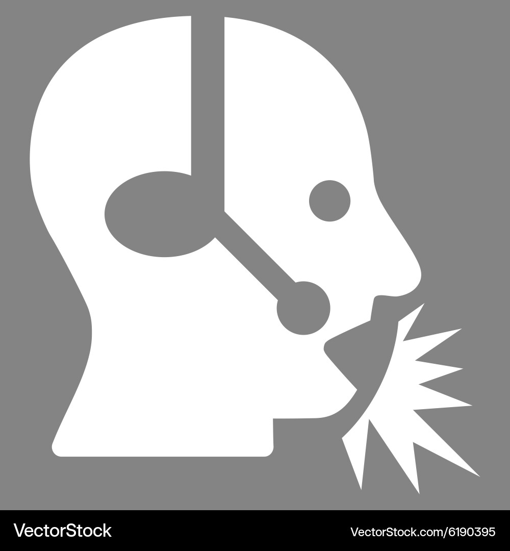 Operator speech icon Royalty Free Vector Image