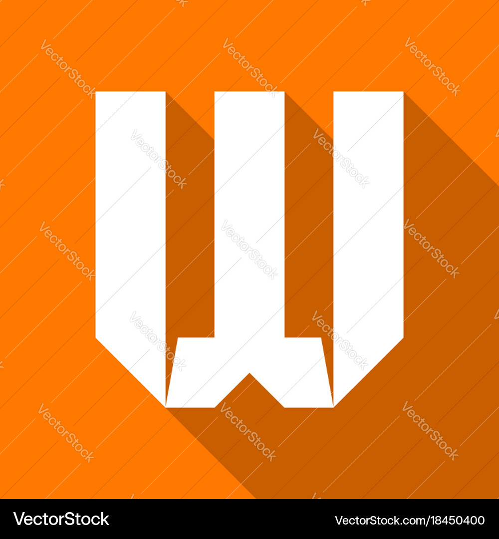 Alphabet paper cut letter Royalty Free Vector Image