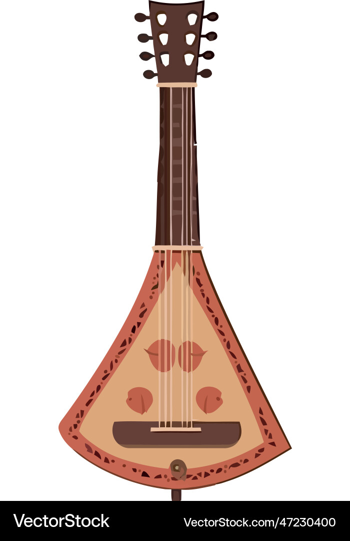 Balalaika traditional musical instrument Vector Image