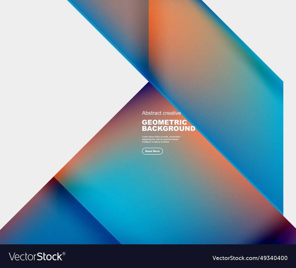 Gradient triangles abstract background Royalty Free Vector