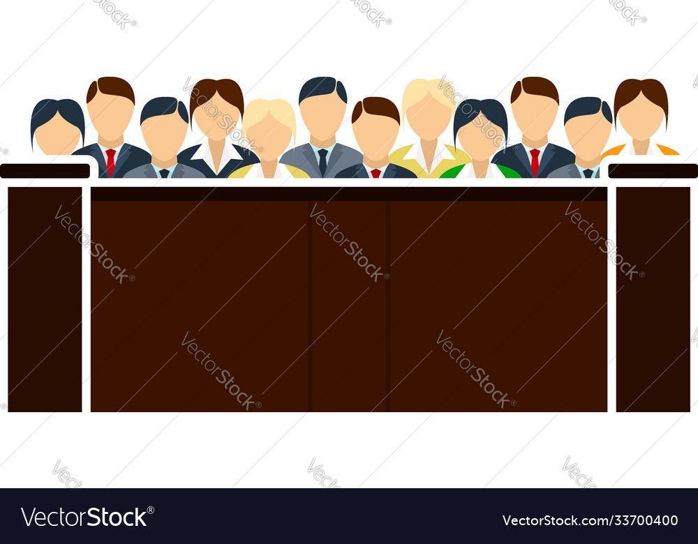 Jury icon Royalty Free Vector Image - VectorStock