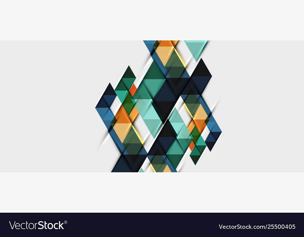 Abstract geometric background modern overlapping Vector Image