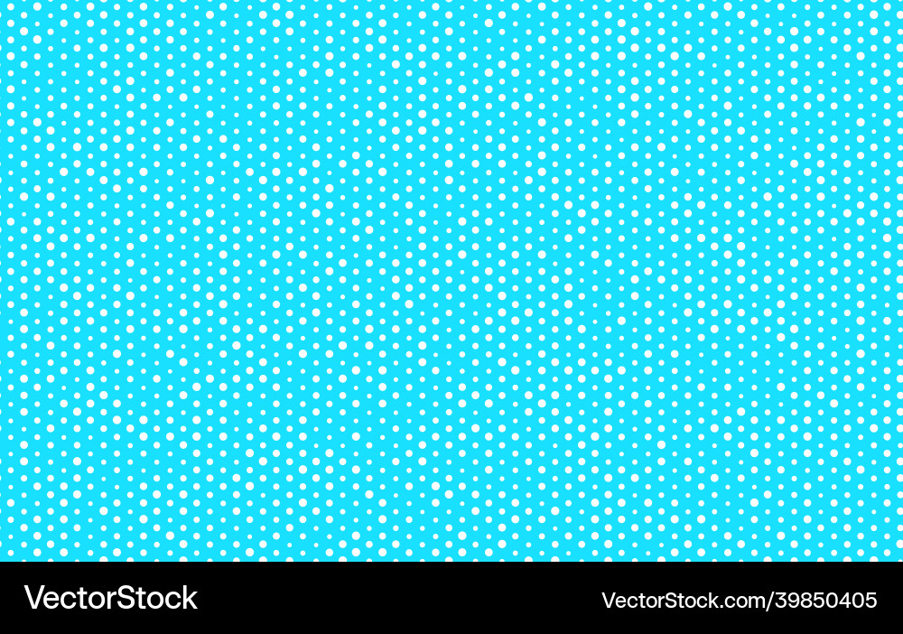 Abstract hand drown polka dots background blue Vector Image