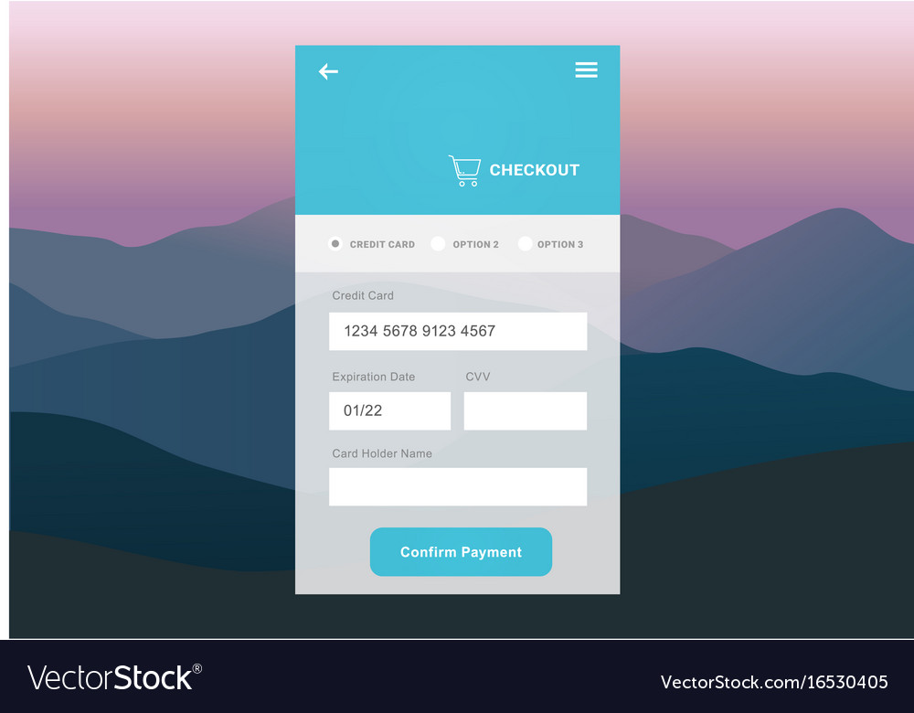 Ui for web and mobile Royalty Free Vector Image