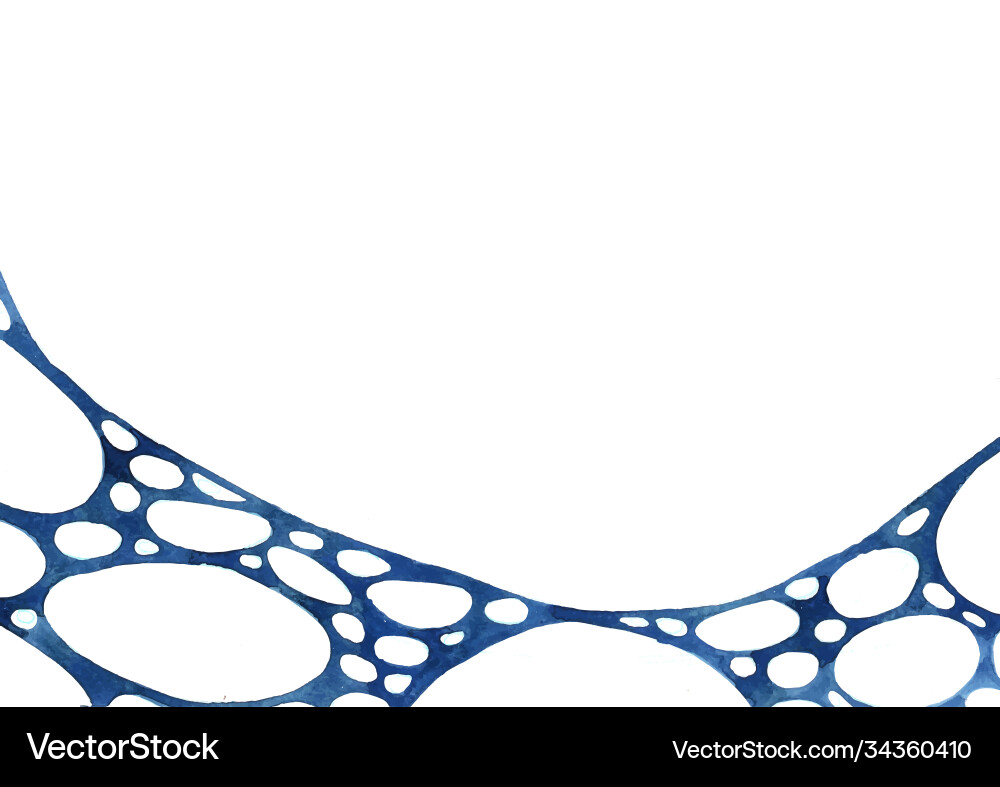 Abstract surface for sea water watercolor Vector Image