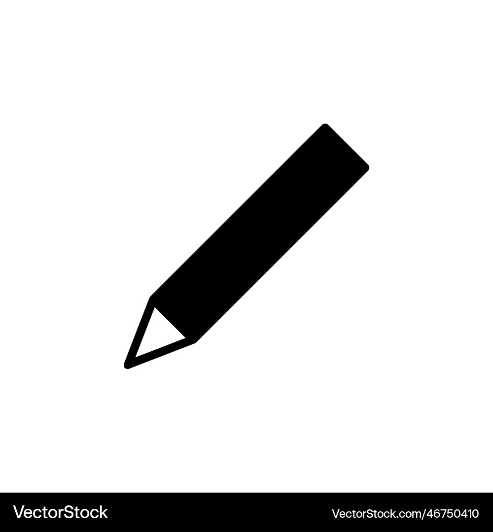 Pencil icon pen symbol edit icon Royalty Free Vector Image