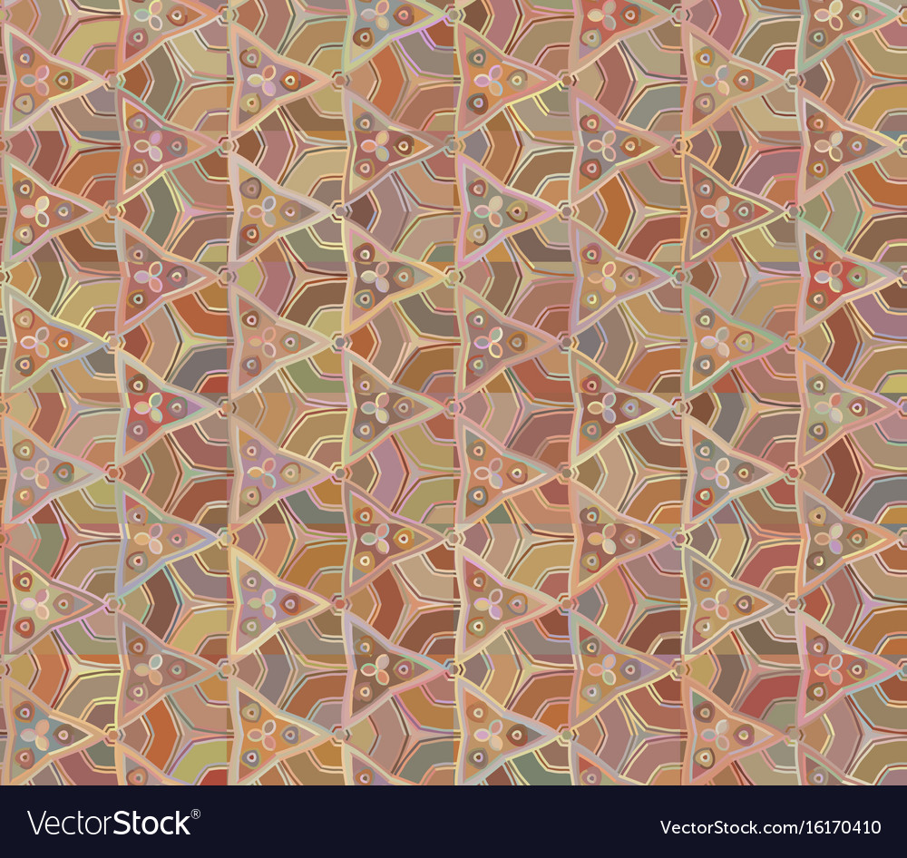 Seamless abstract unusual triangular pattern Vector Image