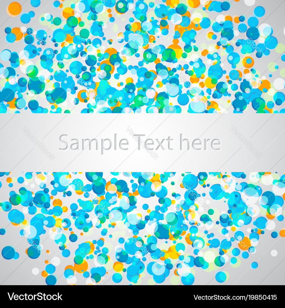 Abstract colorful circle background Royalty Free Vector