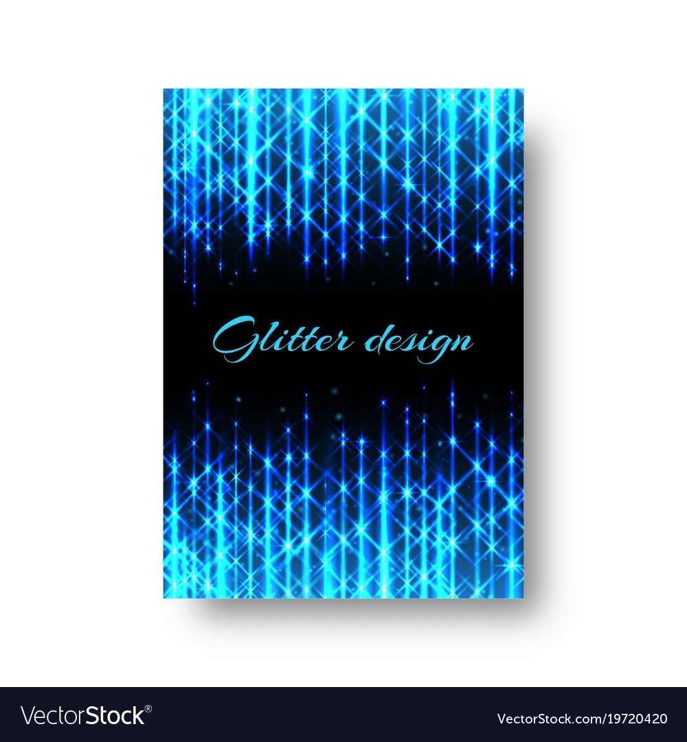 Rectangular pattern with neon light Royalty Free Vector