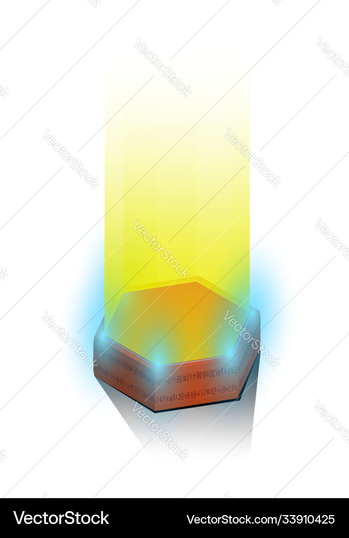 Device for teleporting moving in space and time Vector Image