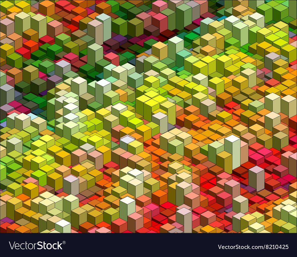 Isometric pattern Royalty Free Vector Image - VectorStock