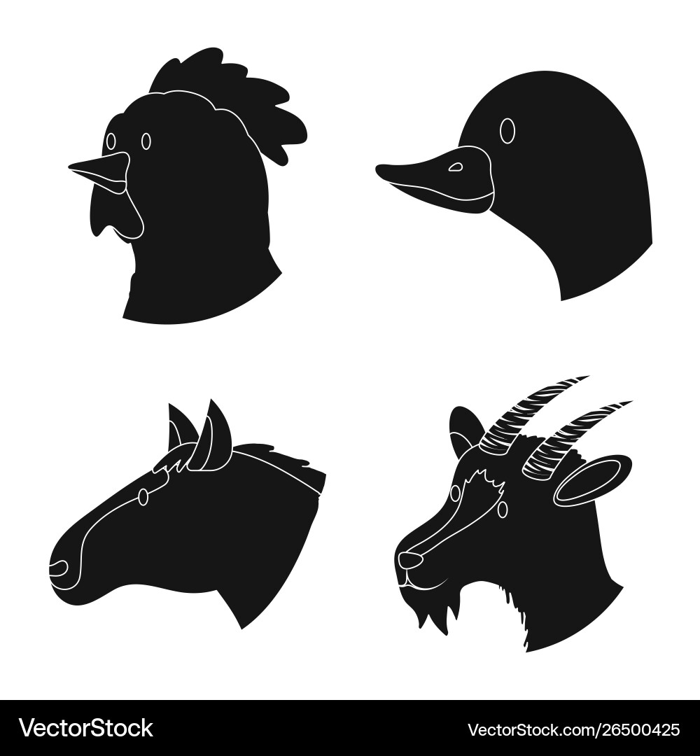 Ranch and organic symbol Royalty Free Vector Image