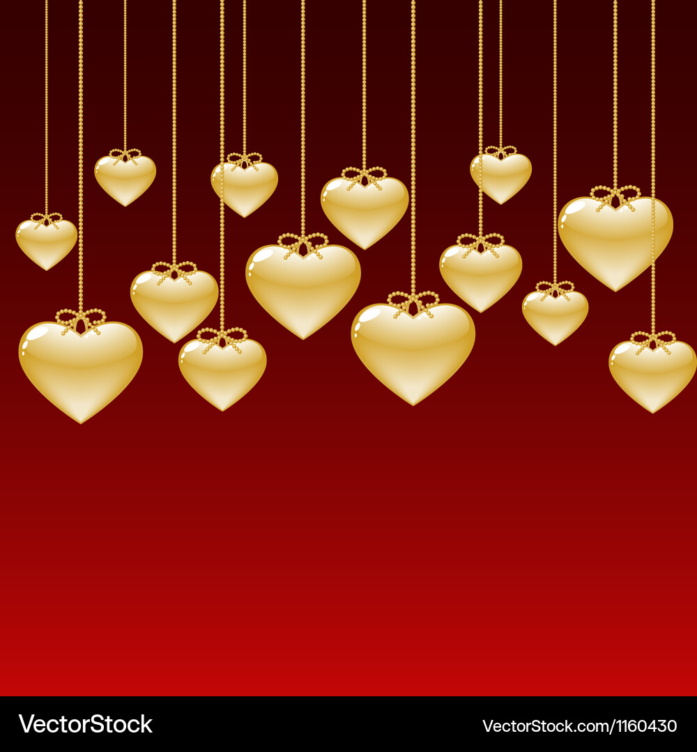 Background of hearts Royalty Free Vector Image