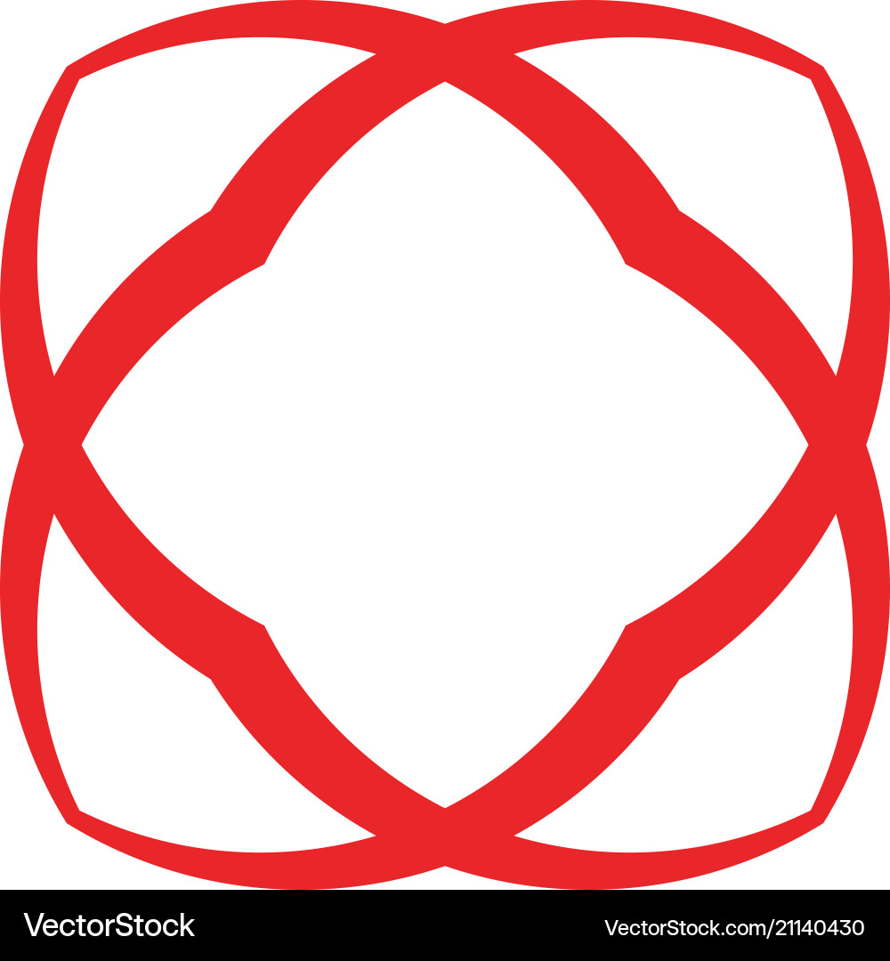 Circle ring logo and symbols template icons Vector Image