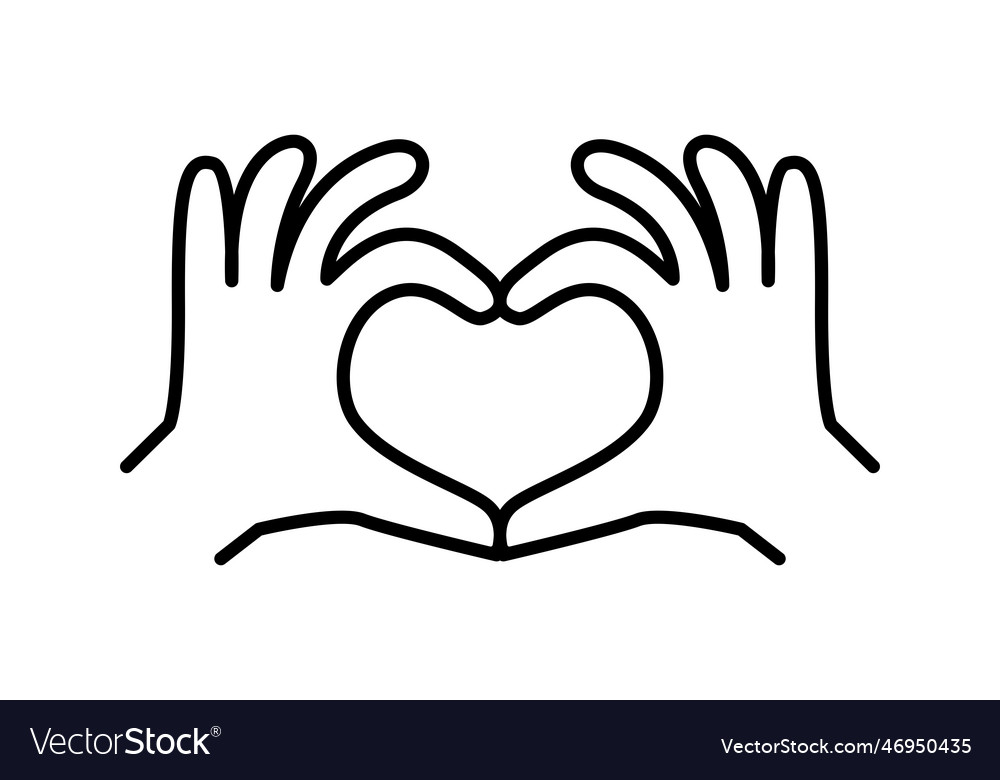 Love Hand Sign Icon Royalty Free Vector Image Vectorstock