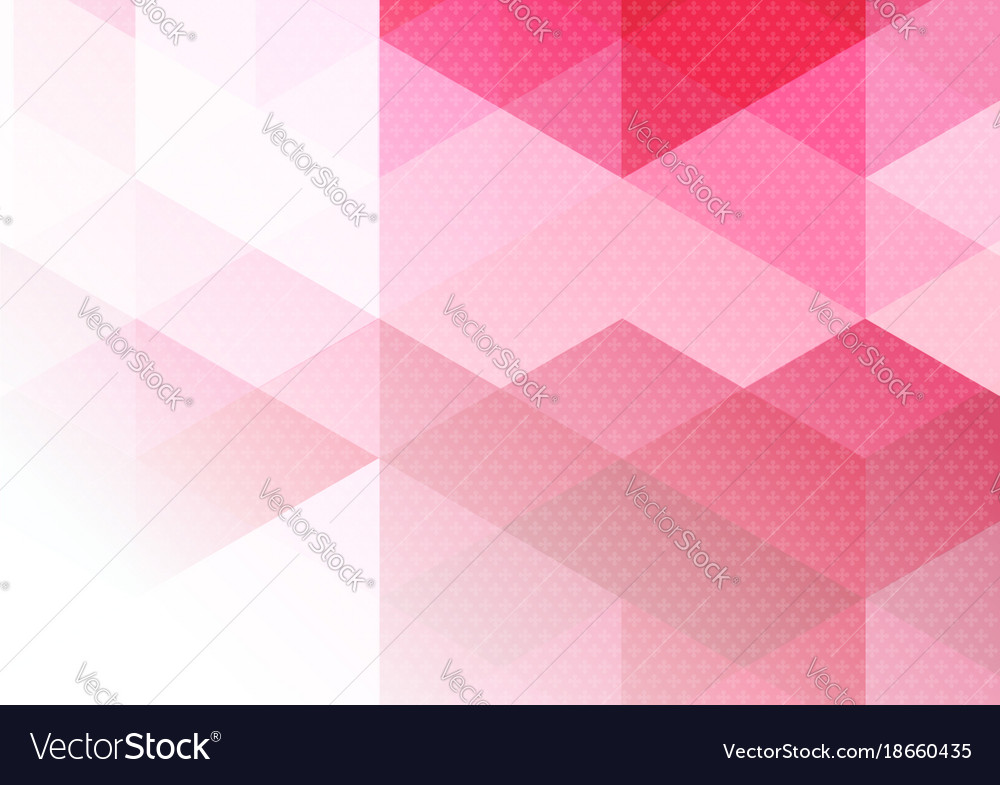 Pink geometric abstract background Royalty Free Vector Image