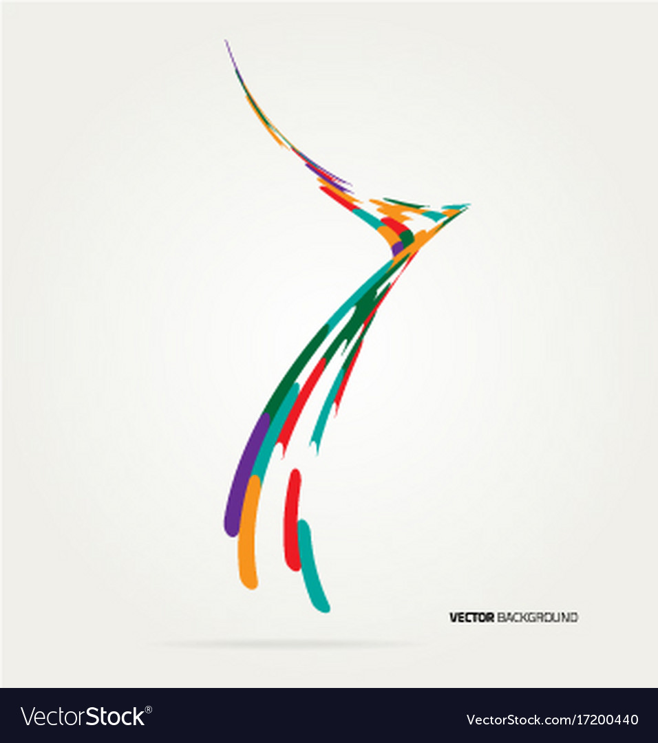 Abstract background with lines Royalty Free Vector Image